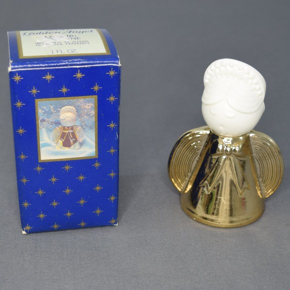 Avon | Accents | Nos Vintage Avon Golden Angel Occur Cologne Figurine ...
